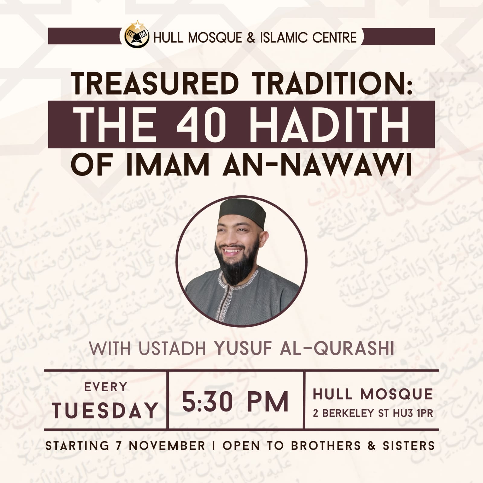 Halaqas | Hull Mosque & Islamic Centre